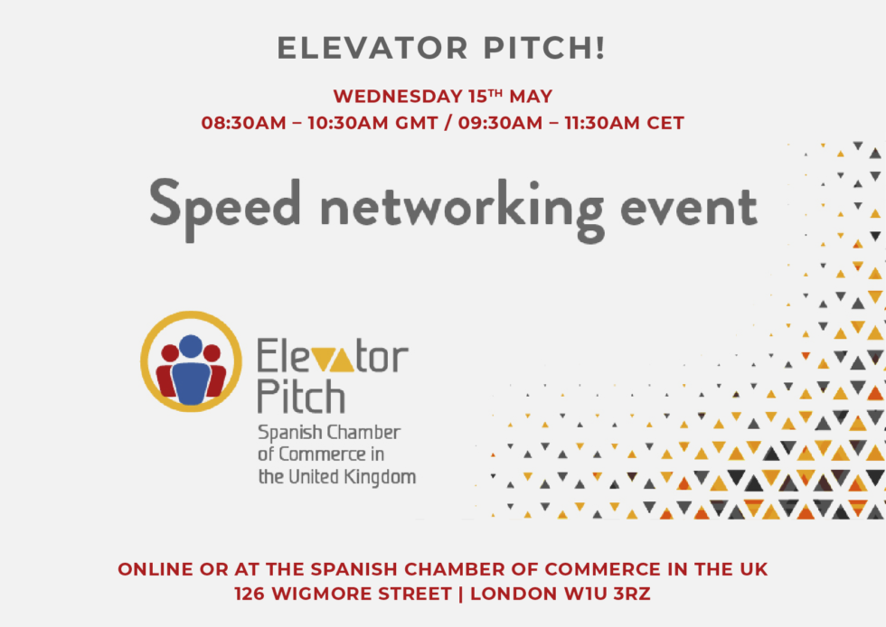 ELEVATOR PITCH! | Spanish Chamber of Commerce in the United Kingdom